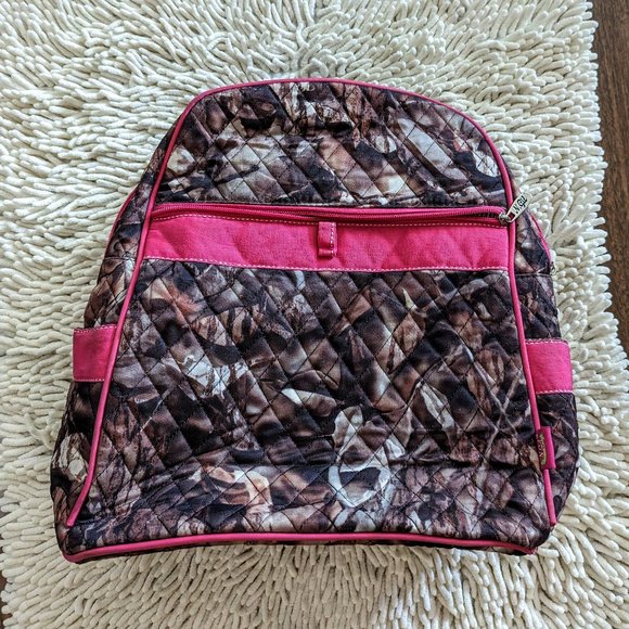 N Grl | Bags | N Gil Camo With Pink Accents Backpack | Poshmark